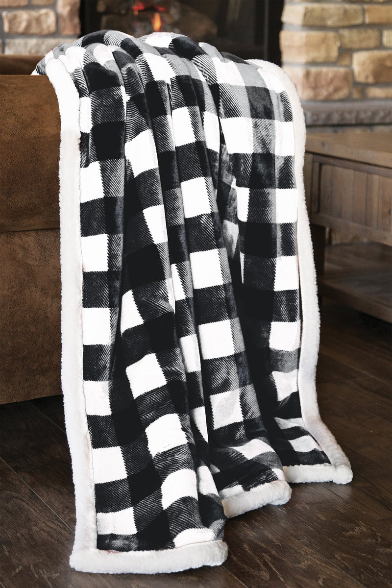 Sherpa Plush Throw Blanket – Methodist Women's Hospital Gift Shop